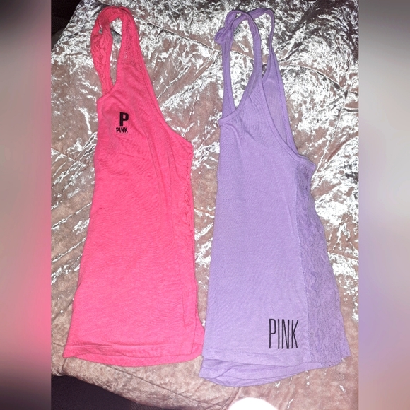 PINK Victoria's Secret | Tops | Bundle Victoria Secret Pink Muscle ...